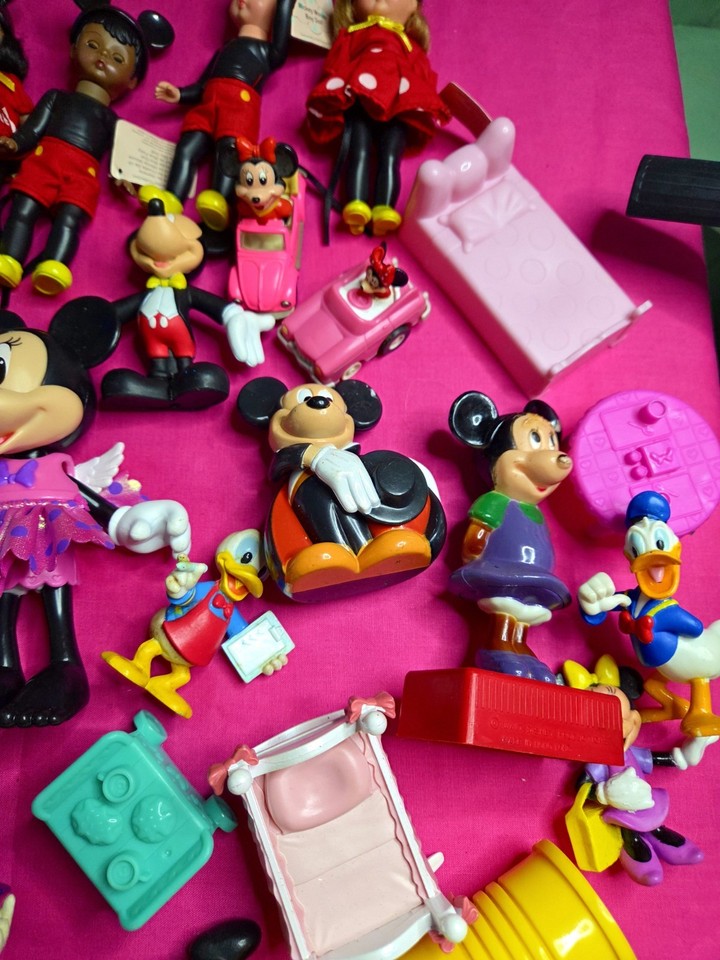 Vintage Disney PVC Figures Junk Drawer Toy Lot Mixed Toys- Minnie ...