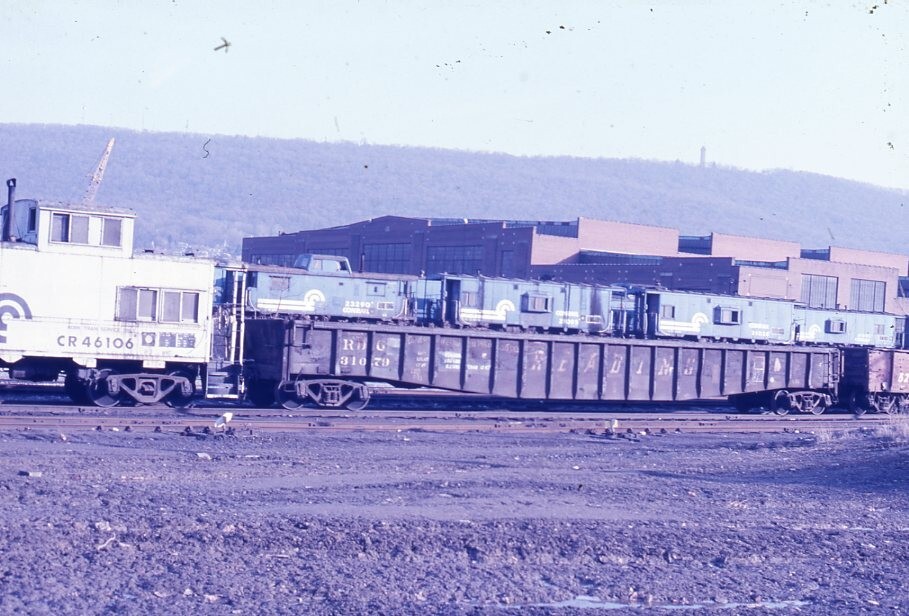 RDG reading railroad gondola 310789 original slide reading,pa. | eBay