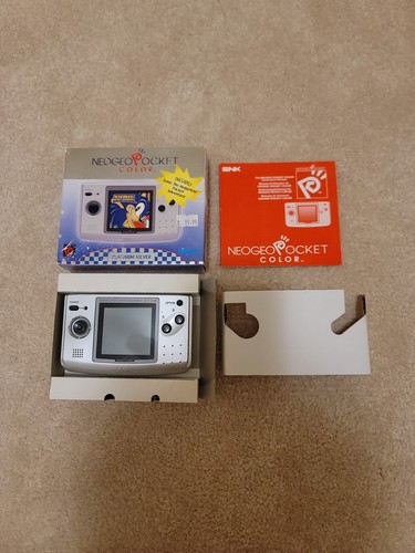 Neo Geo Pocket Color Silver Sonic System & Box NEOGEO NGPC USA TESTED ...