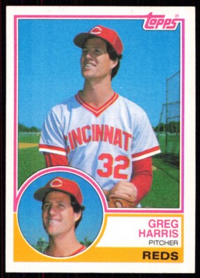 1983 Topps Greg Harris Cincinnati Reds #296 | eBay