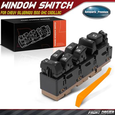 New Front Driver Side Power Window Switch for Chevy Silverado 1500 GMC ...