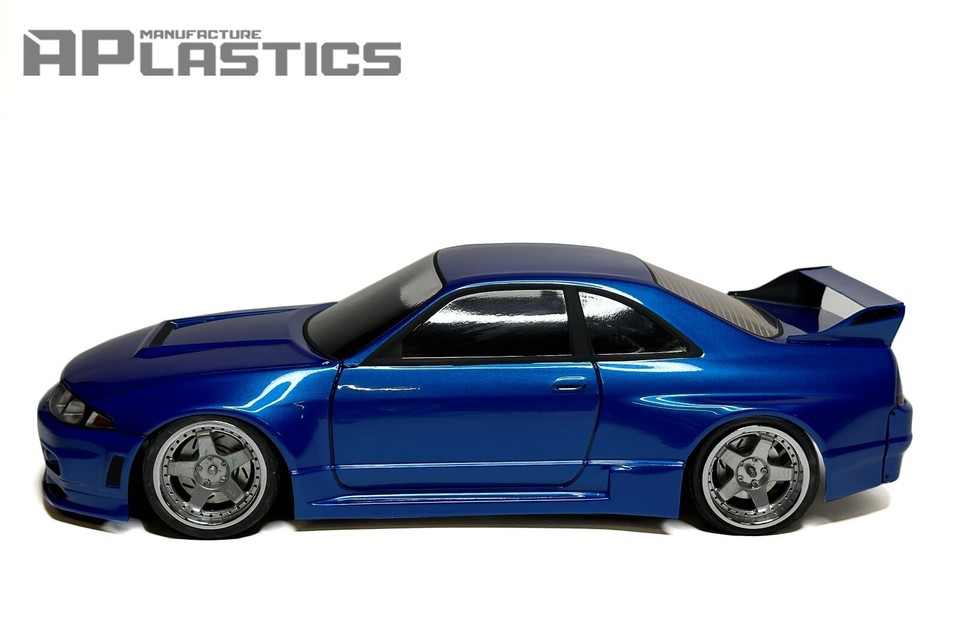 RC Body Car Drift Touring 1:10 Nissan Skyline R33 BNR style APlastics ...