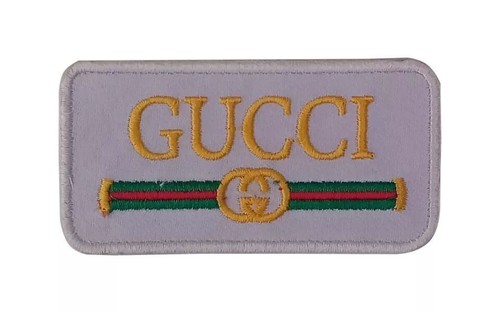 Gucci Vintage Embroidery Style New Embroidered Iron-On/Sew On Patch ...