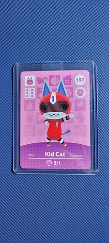 Kid Cat #197 Animal Crossing Amiibo Card Series 2 NEVER SCANNED | eBay