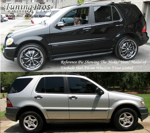 Mercedes Benz ML320 ML350 ML500 1998-2004 98 99-04 Windows Visor Sun ...