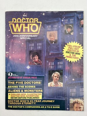 Doctor Who 1983 20th Anniversary BBC Adventure Series Starlog Press W ...