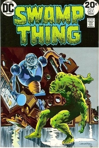 SWAMP THING #6 1972 VERY FINE BERNIE WRIGHTSON ART BATMAN STORY DC ...