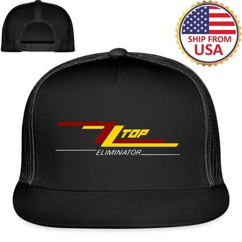 ZZ TOP Eliminator Black Trucker Hat Cap Adult Size | eBay