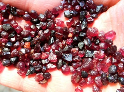 ROUGH GARNET PYROPE GEM GEMSTONES PURPLE RED NATURAL 35 CT BULK ...