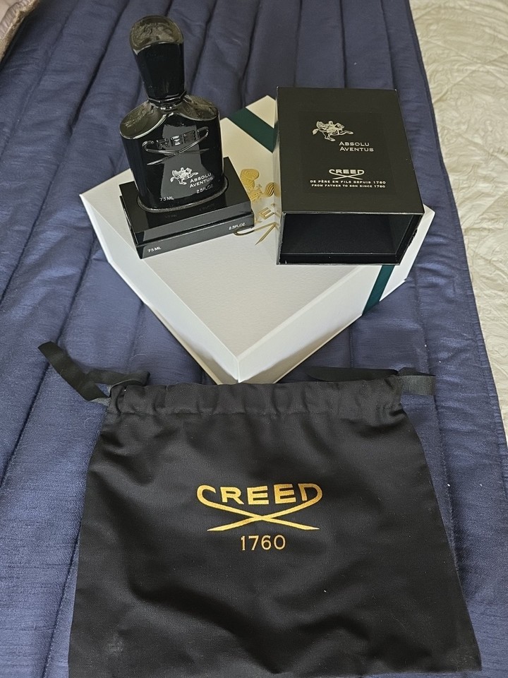 Creed Absolu Aventus 75ml Empty Bottle And Box Together With Gift Box ...