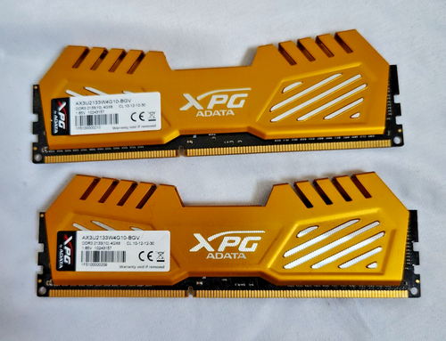 Lot of 2 Adata XPG DDR3 2133MHz 1.65v CL 10-12-12-30 Memory Card | eBay