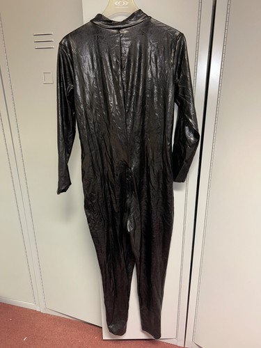 lovehoney plus size wetlook zip around catsuit | eBay UK