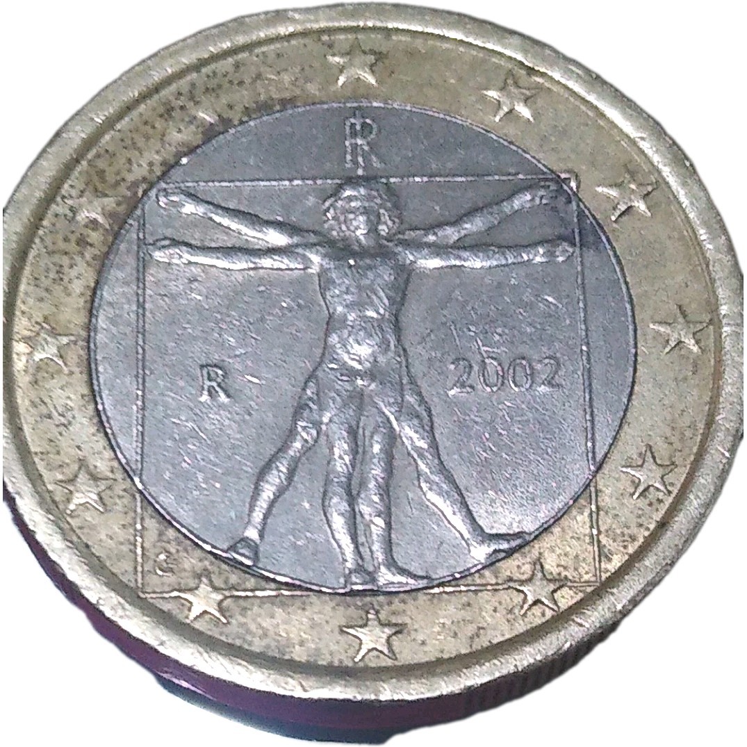Rare 1 Euro Coin (Italy, 2002) *Leonardo Da Vinci*. | eBay