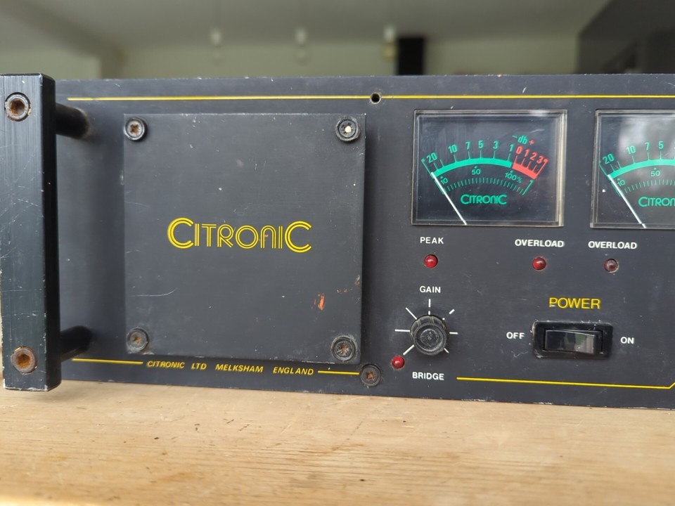 Citronic SA400 Vintage Retro Stereo Power Amplifier 400W | eBay UK