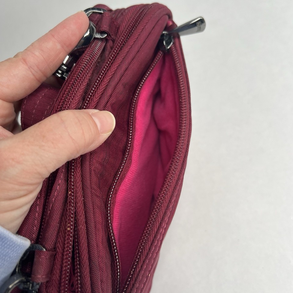 LUG Roundabout Burgundy Convertible RFID Multi Crossbody/ Fanny And ...