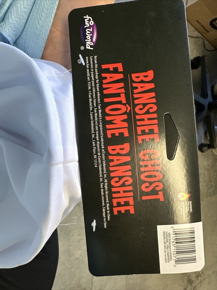 Fun World Banshee Ghost Mask- NWT! | eBay