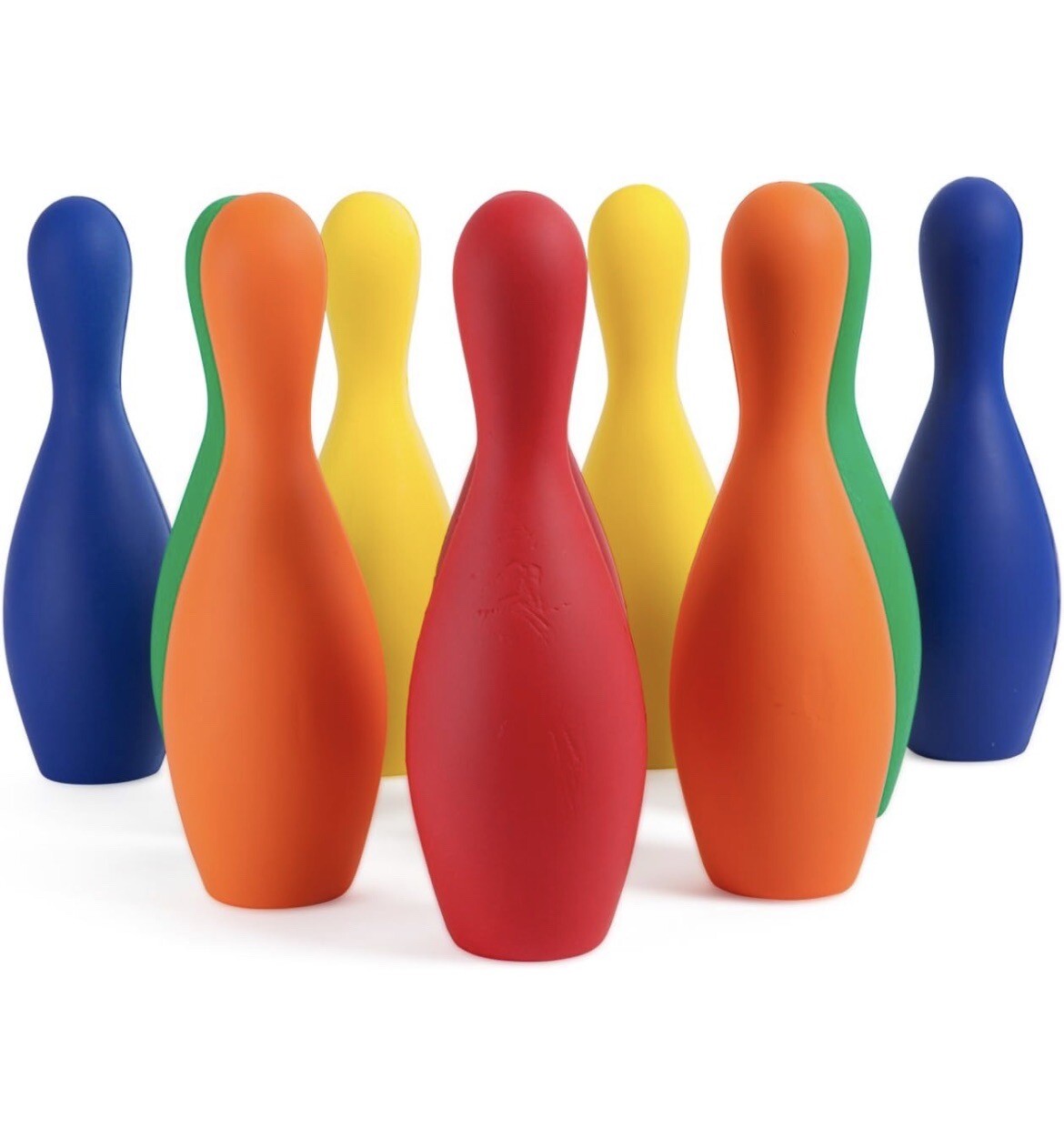 Champion+Multicolor+Foam+Bowling+Pin+Set+Fbpinsetclr for sale online | eBay