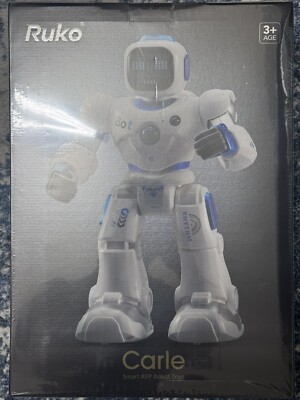 Ruko Carle 1088 Programmable Smart Robot - White Blue | eBay