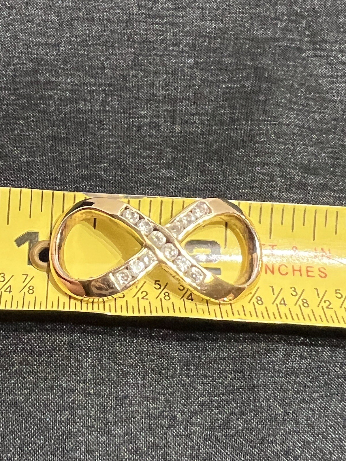 Infinity Symbol Pendant Sterling Silver 925 Goldtone … - Gem