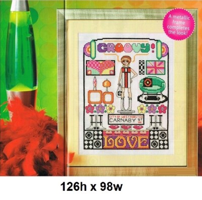 GROOVY BABY CROSS STITCH PATTERN ONLY EK-VQ | eBay