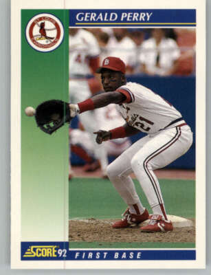 1992 Score #491 Gerald Perry NM-MT Cardinals | eBay