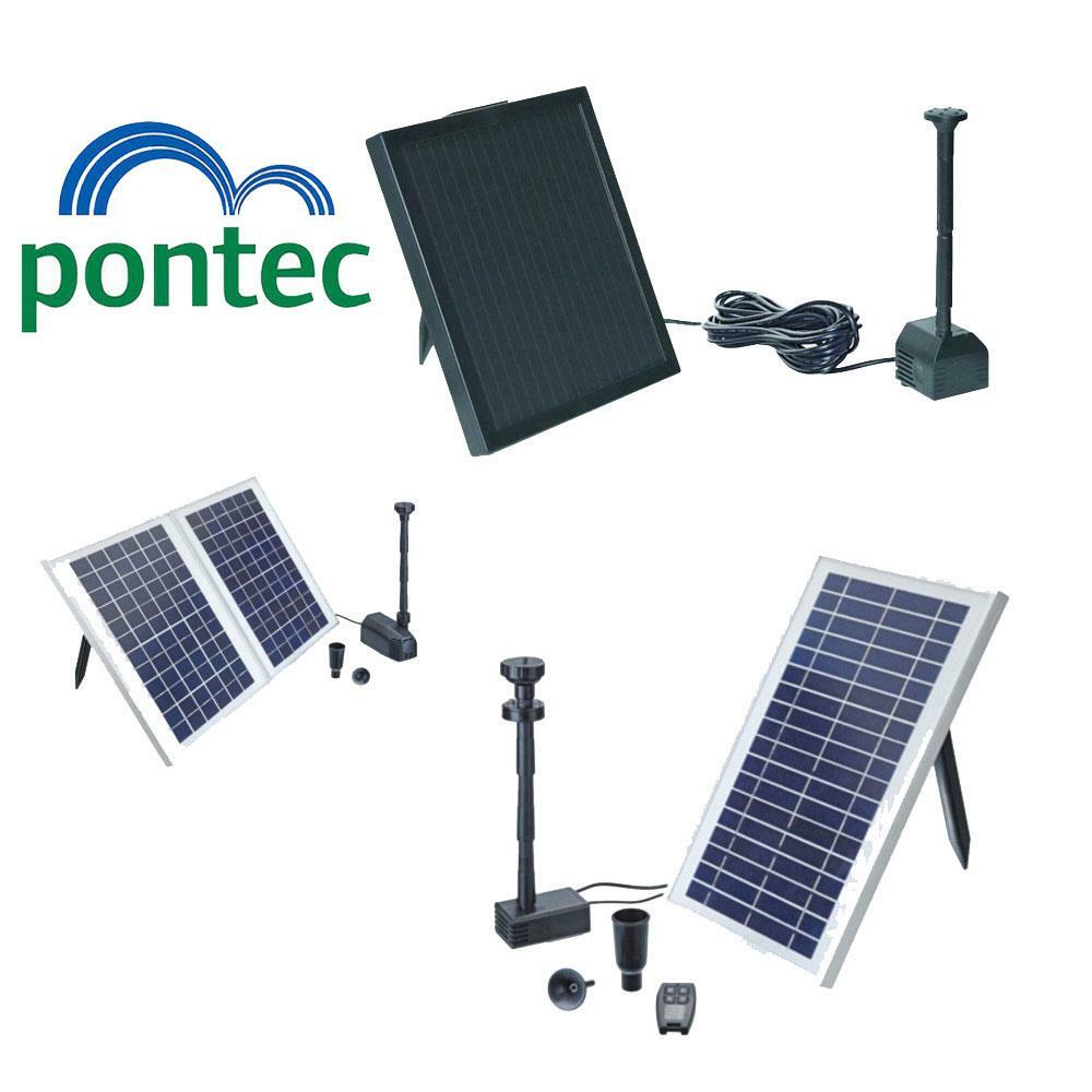 OASE PONTEC PONDOSOLAR FOUNTAIN PUMP SETS SOLAR PANEL POND KITS GARDEN ...