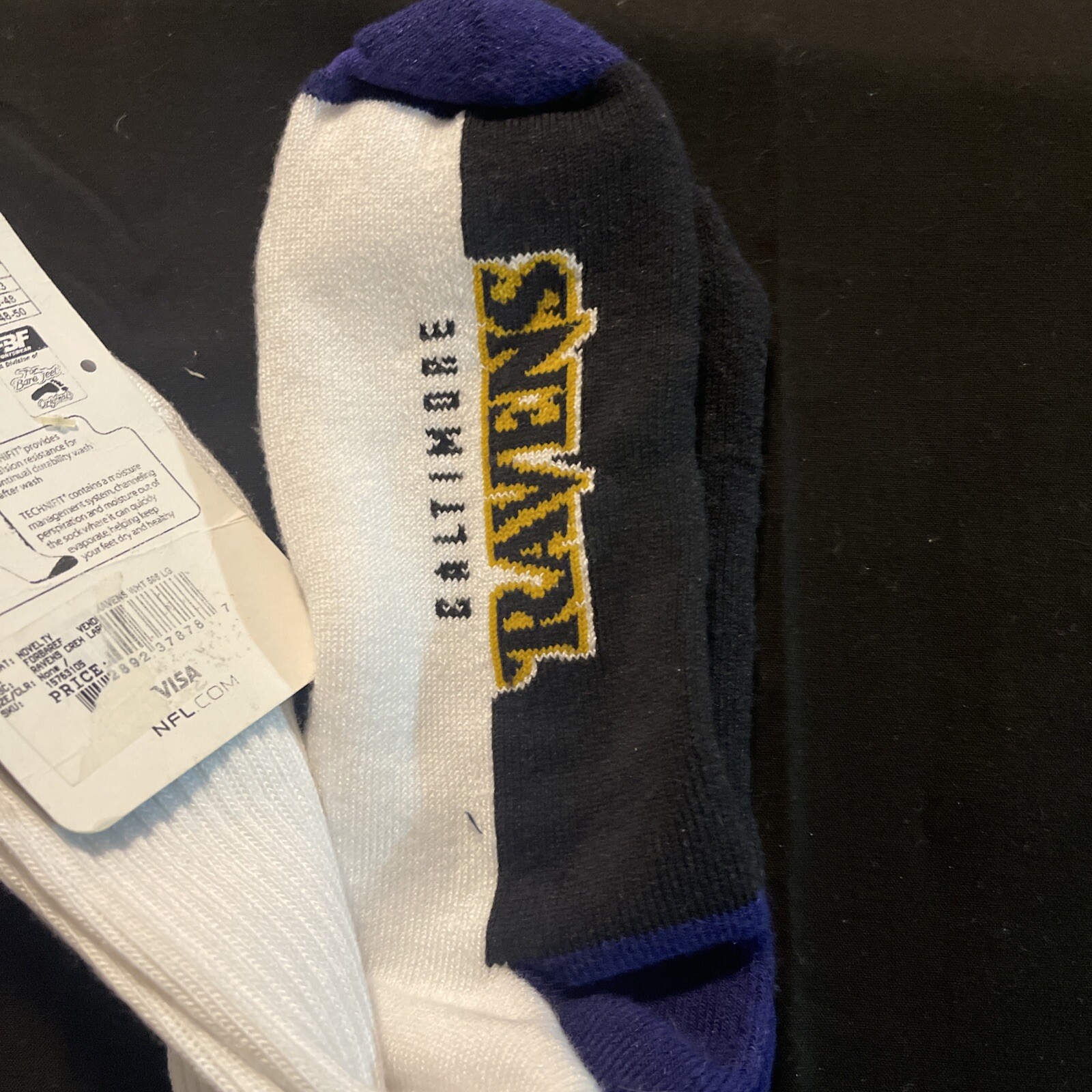 Baltimore Ravens NFL Team Apparel Socks for sale online | eBay