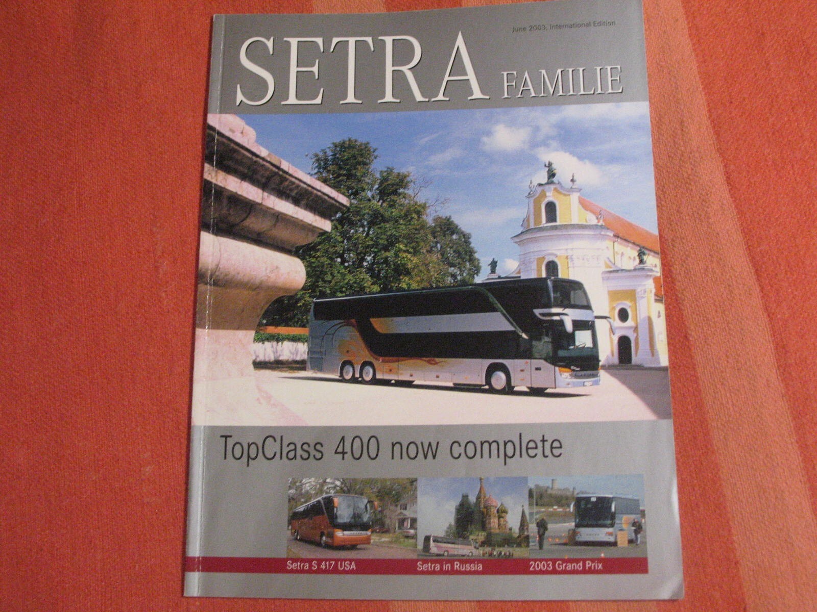 Setra familie bus magazine brochure June 2003 | eBay