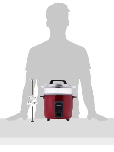 Electric Cooker with Cooking Pan, Red, Burgundy 1.25KG Rice | eBay