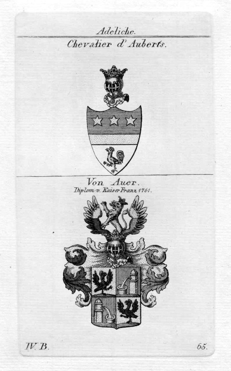 Aubert Auer - Wappen Adel coat of arms heraldry Heraldik | eBay