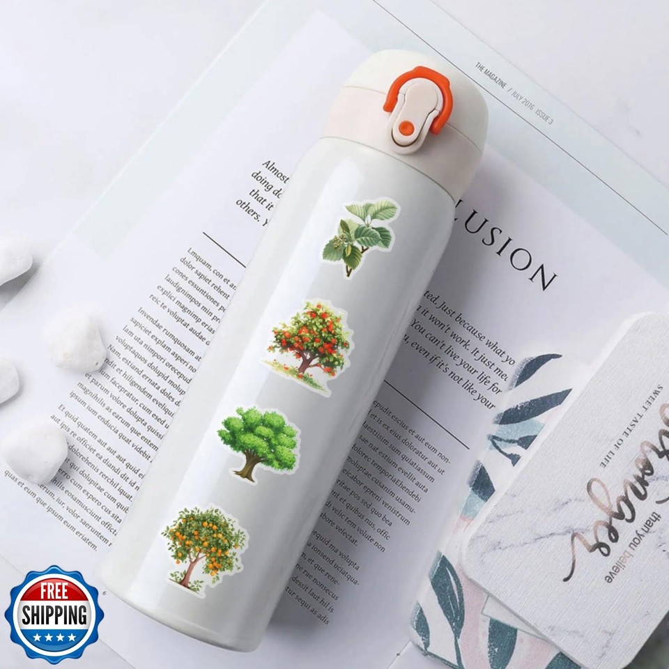 50PCS Forest Stickers, Tree Forest and Natural Aesthetic Stickers for ...