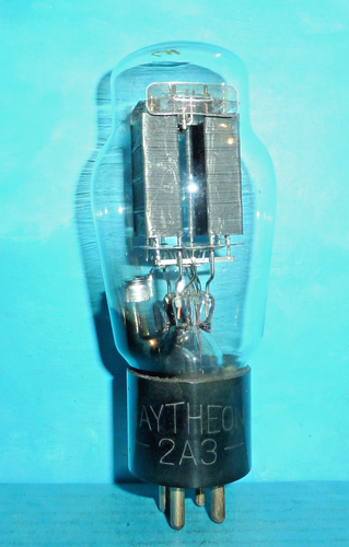 Raytheon 2A3 Tube Dual Box Plates Cup Getter Engraved Base Hung ...