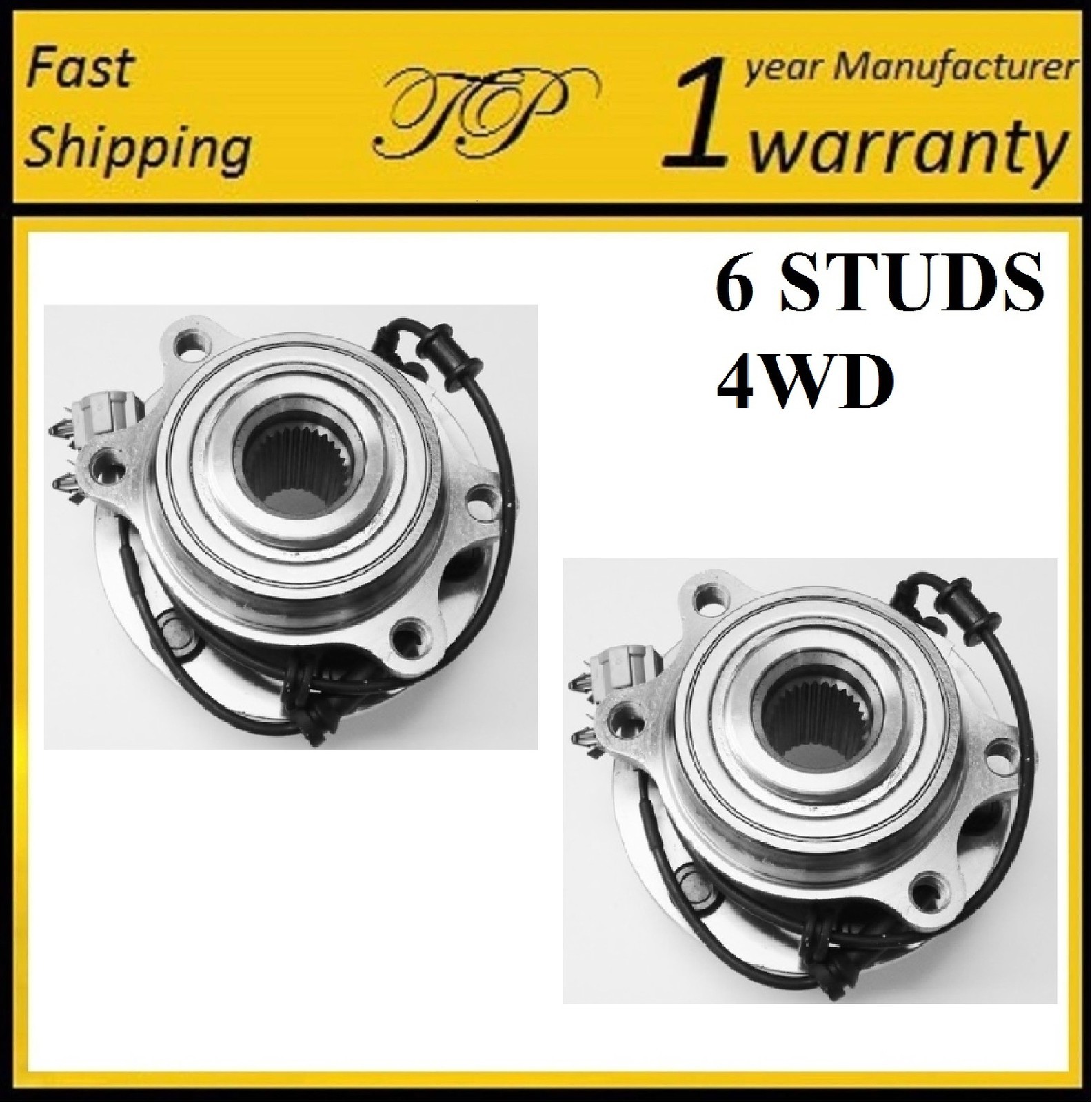 Front Wheel Hub Bearing Assembly For 2005-2012 NISSAN PATHFINDER (4WD ...