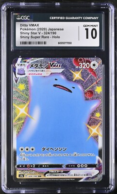 CGC 10 Ditto VMAX Shiny 324/190 SSR Shiny Star V s4a Japanese Pokemon ...