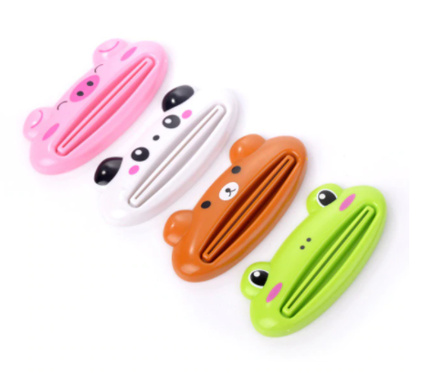 Kids Animal Cartoon Toothpaste Squeezer Dispenser Tool | eBay UK