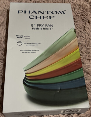 Phantom Chef 8” Fry Pan ~ Blue ~ Brand New In Box ~ Non Stick B1 | eBay