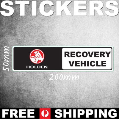 Holden Recovery Vehicle Funny Vinyl Decal Bumper Sticker - PS00164 | eBay