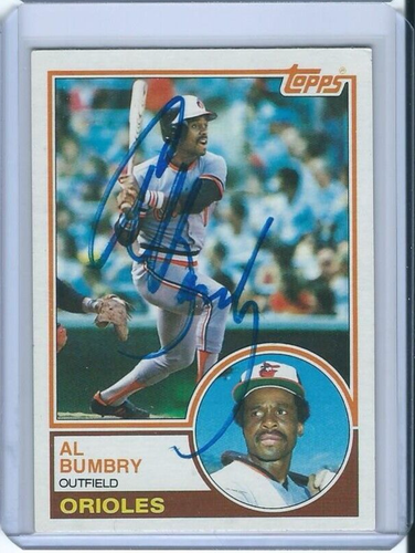 1983 Topps Al Bumbry #655 Autograph in person Baltimore Orioles | eBay