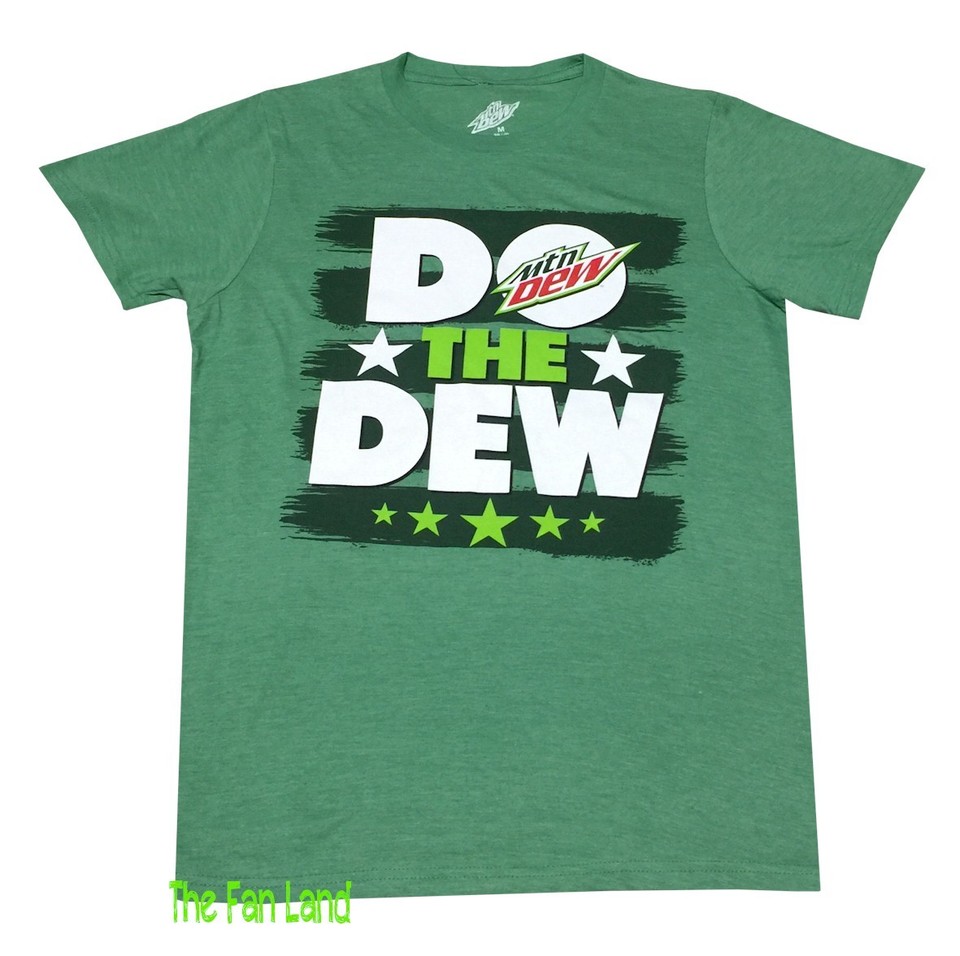 New Mountain Dew Stars Flag MTN DEW Soda Mens T-Shirt | eBay