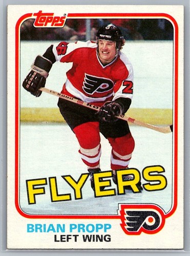 1981-82 Topps #110 Brian Propp Philadelphia Flyers NM | eBay