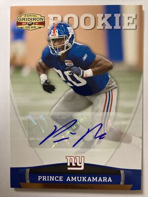 Prince Amukamara 2011 Gridiron Certified Autograph Rookie #195 (3697 ...
