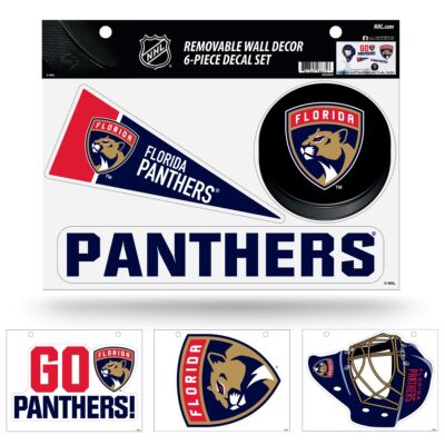 Florida Panthers NHL Set of 6 Removable Wall Decal Stickers | eBay