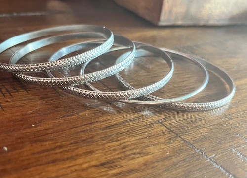 Bangles bracelets with five bracelets in all (loose fitted) | eBay