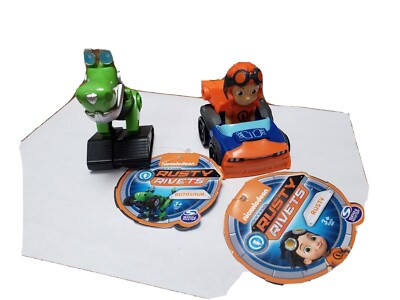 Rusty Rivets Botasuar and Rusty Racer Nickelodeon Green Car Spin Master ...