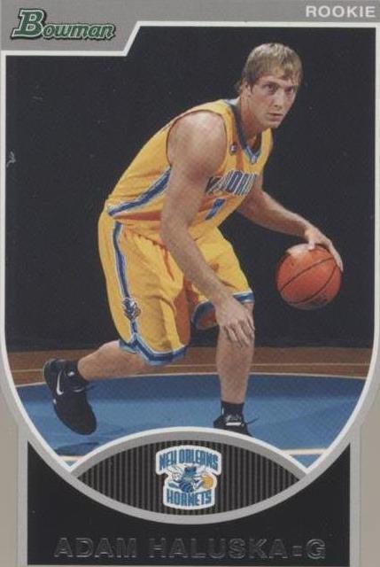2007-08 Bowman Draft Picks & Stars - Rookie Adam Haluska #142 Silver ...