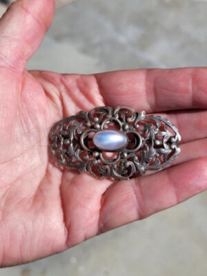 Vintage Black Star & Gorham by Cini Art Sterling Silver Moonstone ...