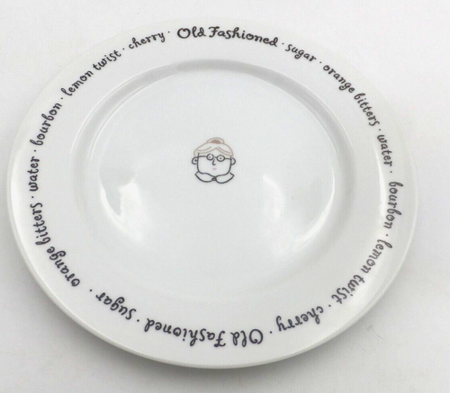 Pottery Barn Bar Lingo Cocktail/Appetizer Plate, Cartoon for Old ...