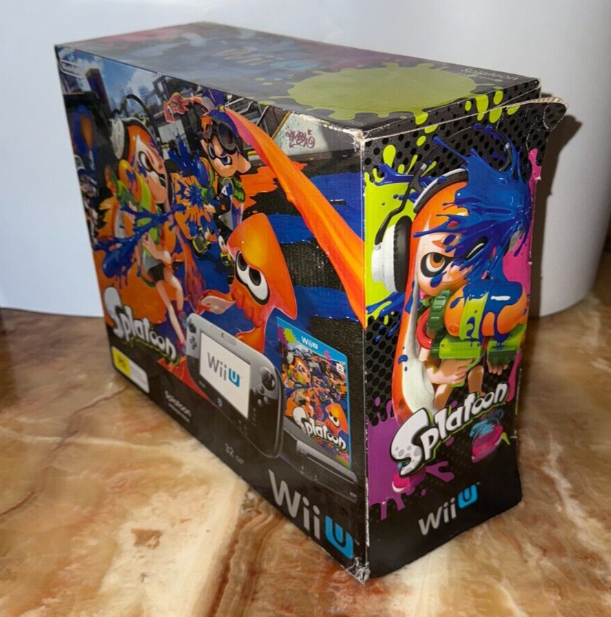 SPLATOON Special Edition Nintendo Wii U Console BOX - AUS CODED | eBay