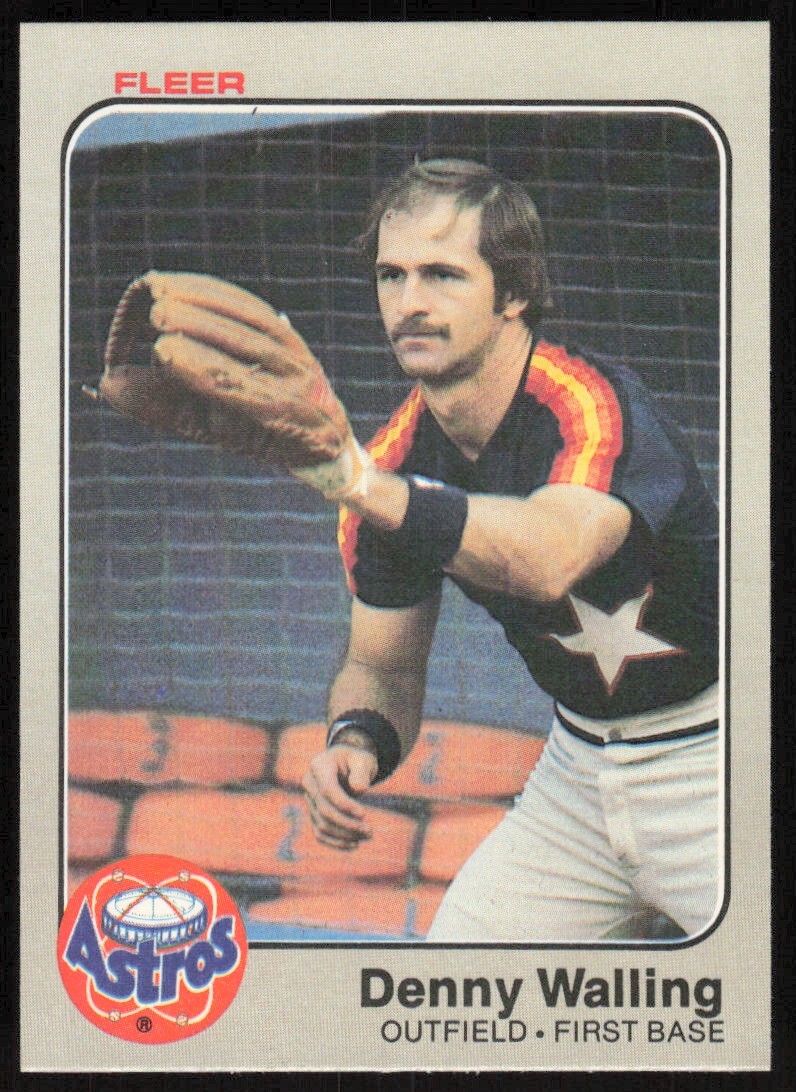 1983 Fleer Denny Walling Houston Astros #469 | eBay