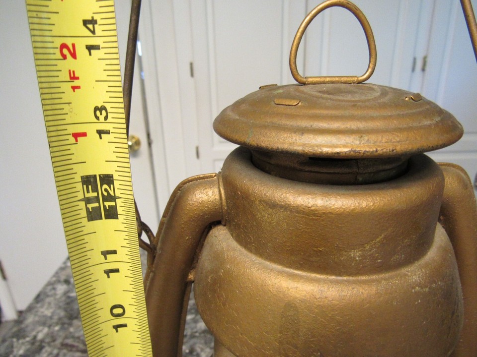 VTG Embury MFG Co. No.2 Air Pilot Warsaw-NY Kerosene Oil Lantern ...